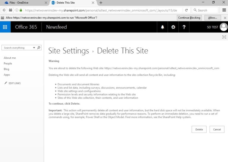 Restrict OneDrive For Business Access - Netwoven