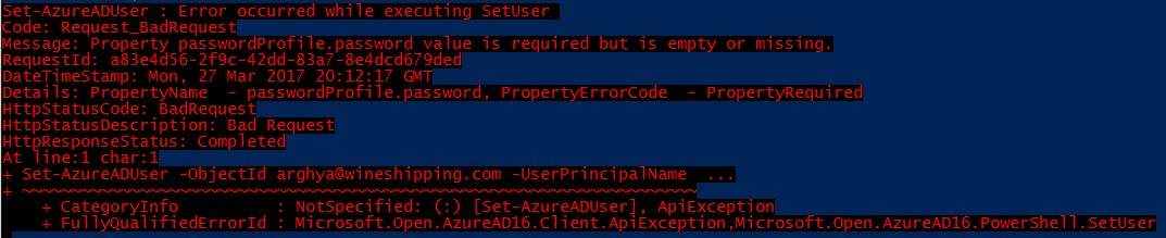 Changing UPN of Federated User in Azure/O365 - using Azure AD V2 PowerShell