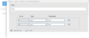 [Solved] How to create Repeating Section in PowerApps and save data to SharePoint List - Netwoven